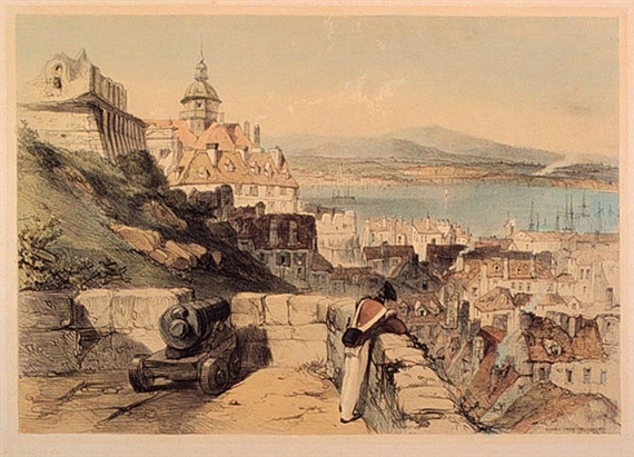 John Richard Coke Smyth | Quebec from the Château (1840) | MutualArt