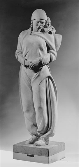 Frances NormaLoring | Inuit Mother and Child (1938) | MutualArt