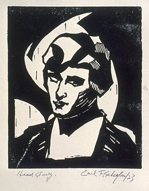 Carl Schaefer | Head Study (1923) | MutualArt