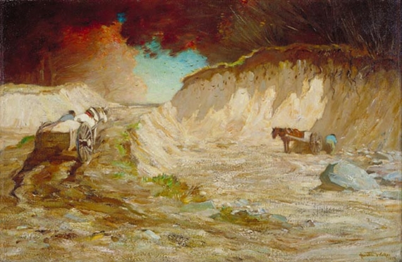 Horatio Walker | Sand Pits (1899) | MutualArt