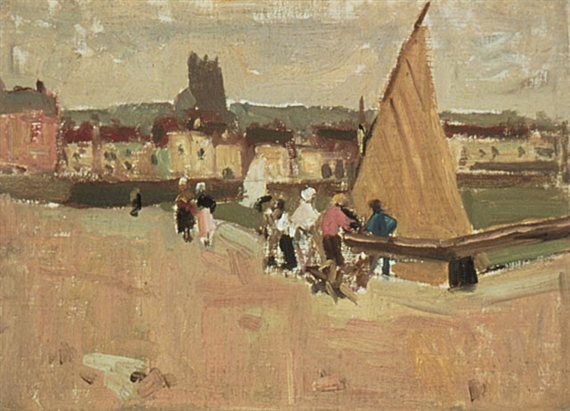 James Wilson Morrice | View of Dieppe Harbour (1925) | MutualArt