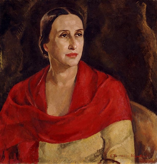 Lilias Torrance Newton | Portrait of Frances Loring (1942) | MutualArt