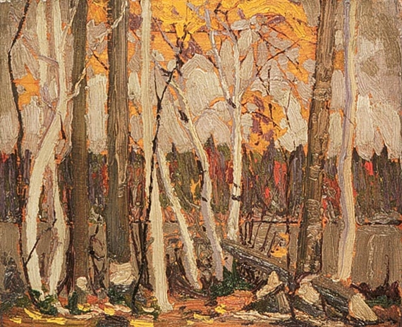 Tom Thomson | Autumn Birches and Poplars, Canoe Lake (1914 - 1915 ...