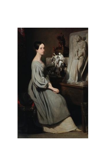 Ary Scheffer | Princess Marie d'Orléans in Her Studio (1838) | MutualArt