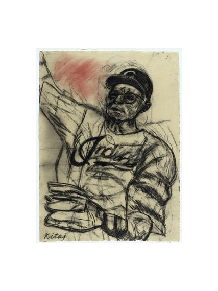 R. B. Kitaj | Self-Portrait as a Cleveland Indian (1994) | MutualArt