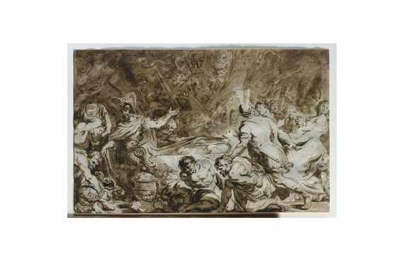 Jean-Honoré Fragonard | The Funeral of Decius Mus (1774) | MutualArt