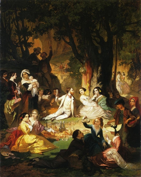 Auguste-Barthélemy Glaize | Souvenir of the Pyrenees (1850 - 1851 ...