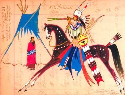 George Flett | Elk Medicine Ledger | MutualArt