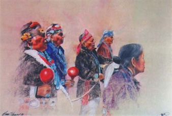 Artworks of Mark Silversmith (Native American, 1954)