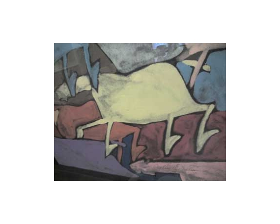 Anthony Chee Emerson | Multi-horse Monotype | MutualArt