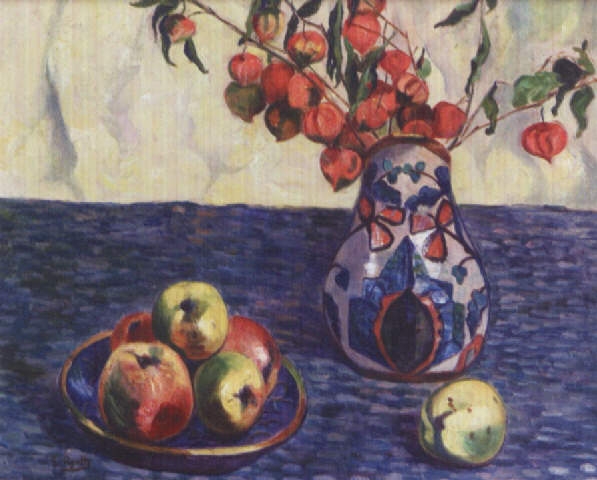 Georgette Agutte | Nature morte aux pommes et au vase | MutualArt