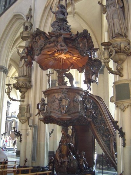 Jan Anton Garemyn | A rococo pulpit designed | MutualArt