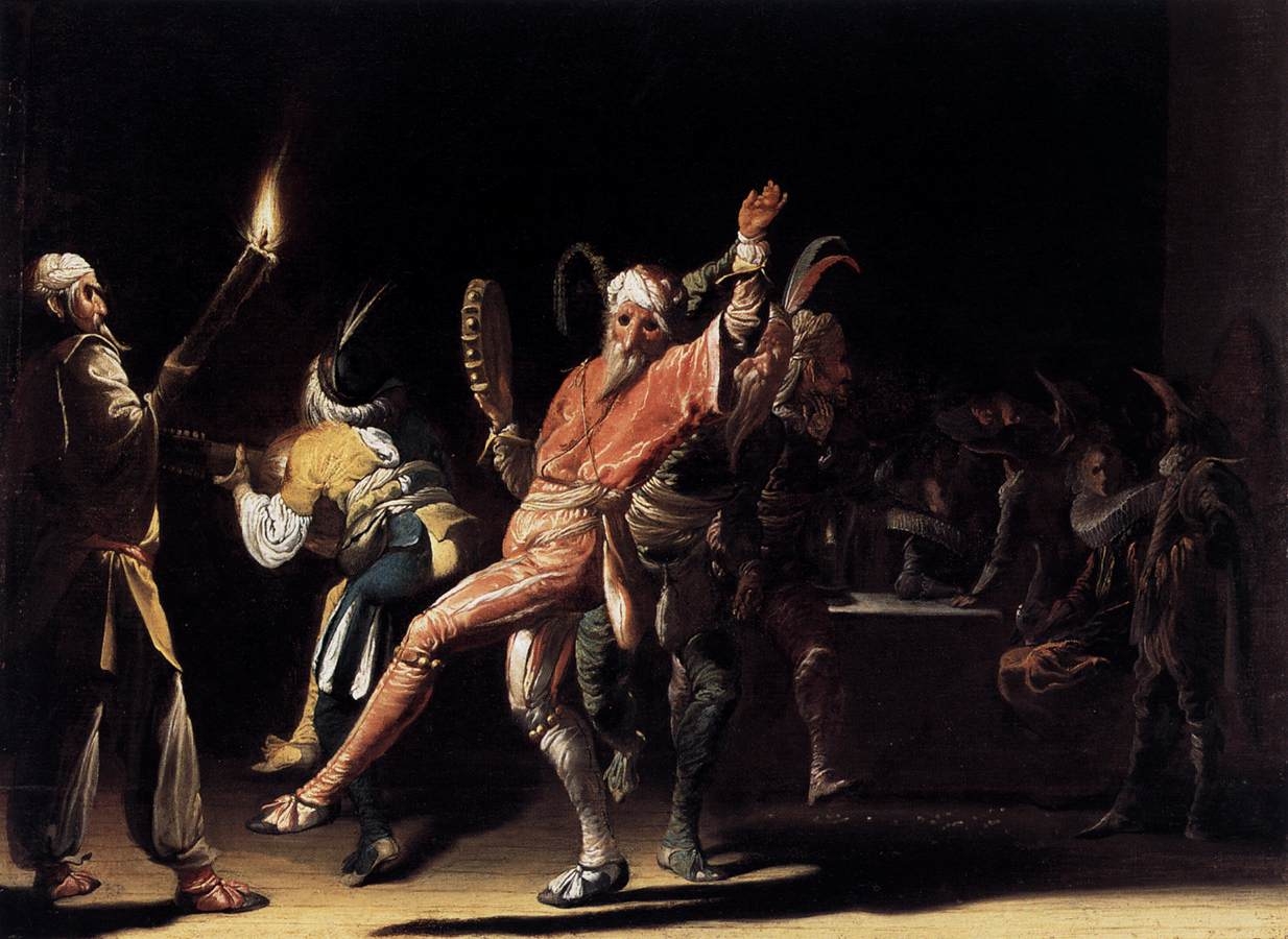 Willem Cornelisz. Duyster | Carnival Clowns (1620) | MutualArt