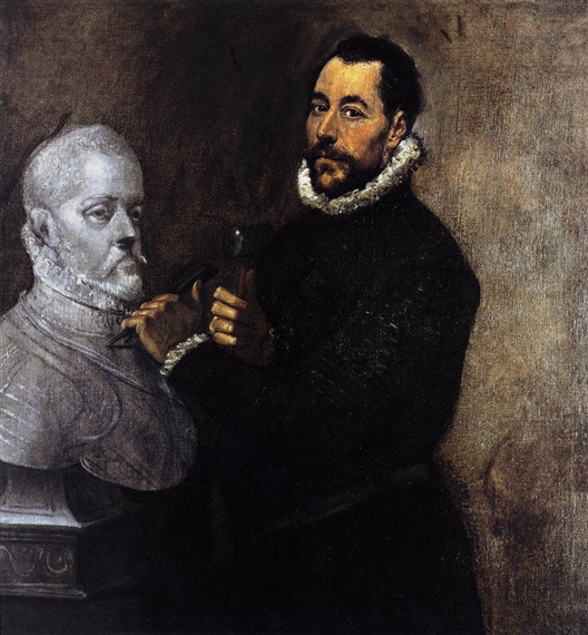 El Greco | Portrait of a Sculptor (1576 - 1578) | MutualArt