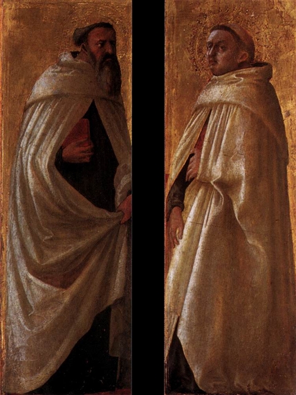 Masaccio | Two panels from the Pisa Altarpiece (1426) | MutualArt