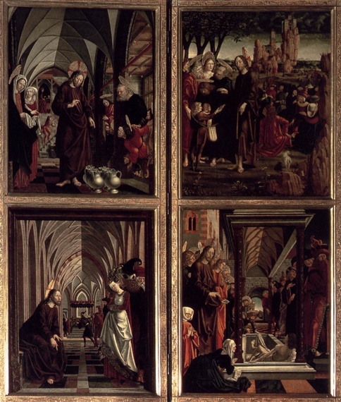 Pacher Michael | St Wolfgang Altarpiece: Scenes from the Life of Christ ...