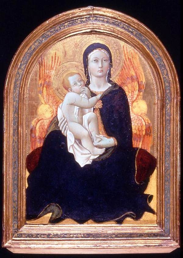 Sano di Pietro | Madonna of Humility (1440 - 1442) | MutualArt