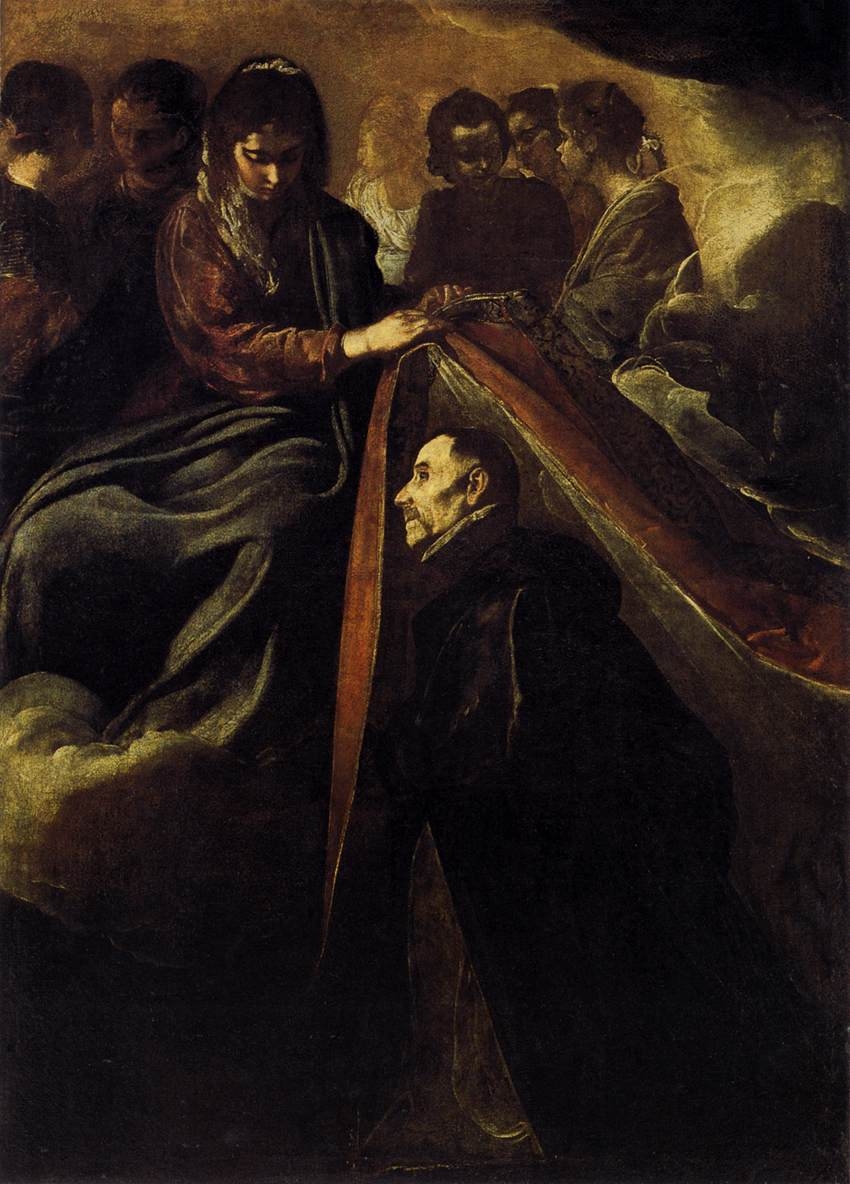 Diego Velázquez | St Ildefonso Receiving the Chasuble from the Virgin (1620) | MutualArt