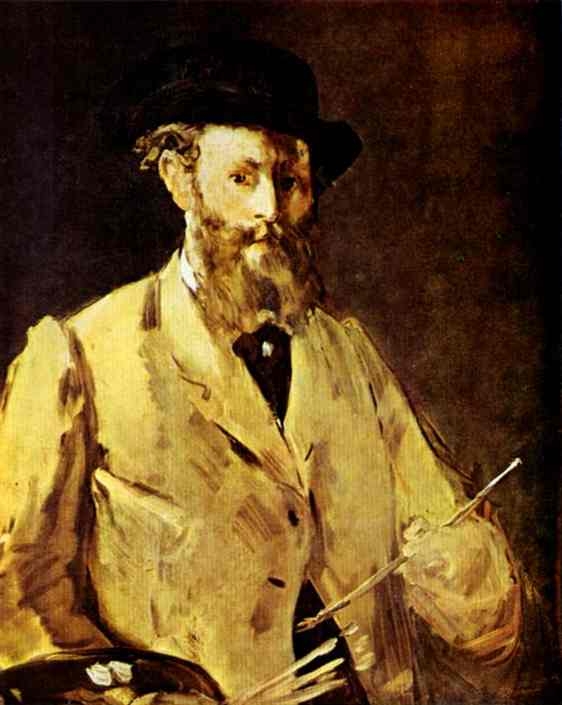 Édouard Manet | Self-Portrait with a Palette (1879) | MutualArt