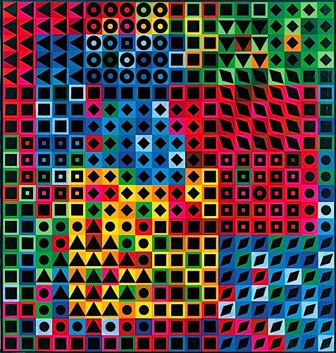 Victor Vasarely | VONAL 2 (1968) | MutualArt