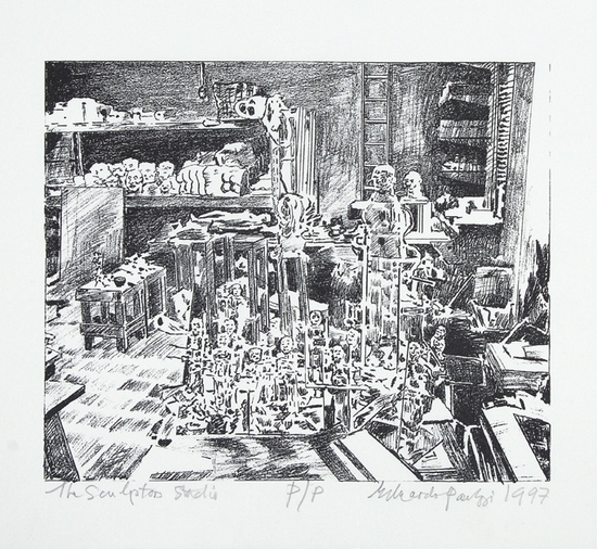 Eduardo Paolozzi | The sculptor’s studio iv (1997) | MutualArt