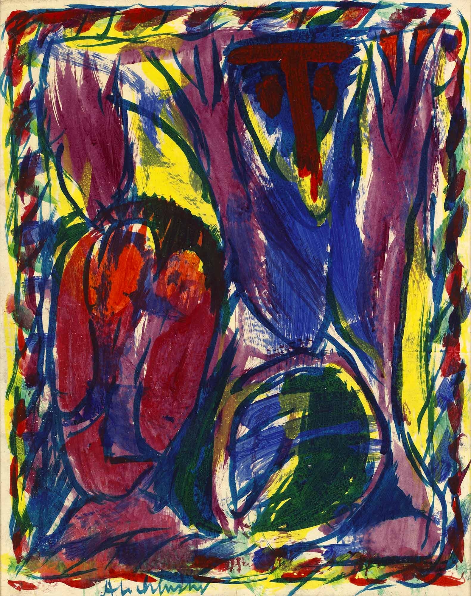 Pierre Alechinsky | MINORITE PROLIXE (1976) | MutualArt