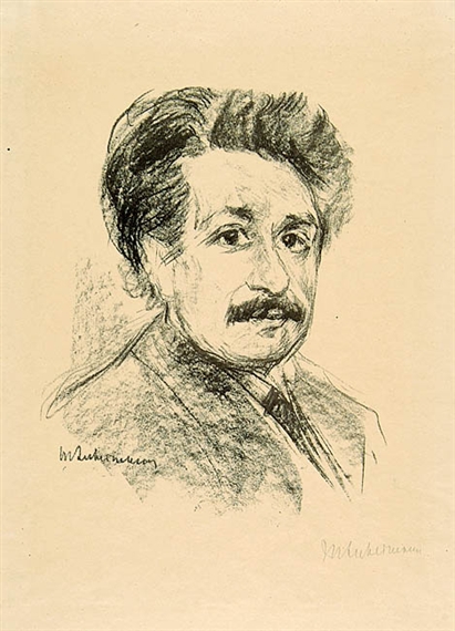 Max Liebermann | Albert Einstein (1925) | MutualArt