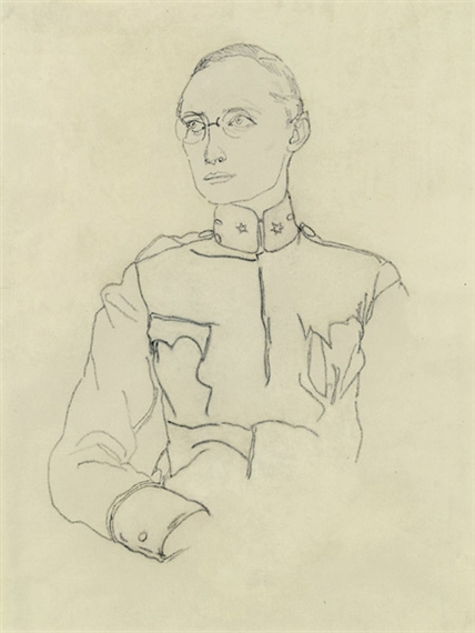 Egon Schiele | One-year army volunteer (1915 - 1916) | MutualArt
