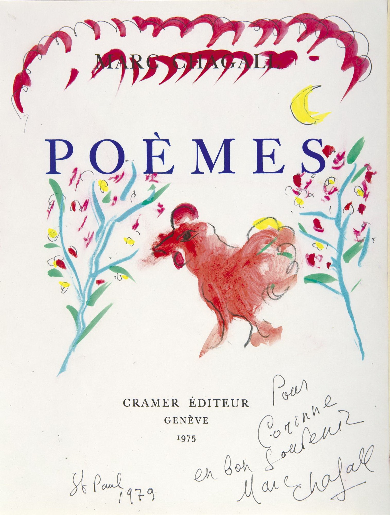 Marc Chagall | Poèmes pour Corinne (1979) | MutualArt