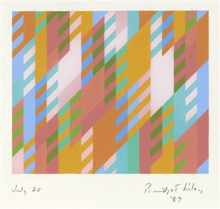 Bridget Riley | JULY 28TH (1979) | MutualArt