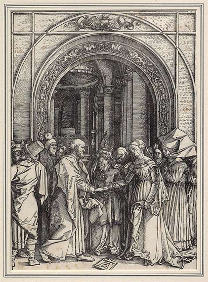 Albrecht Dürer | Engagement of Mary and Joseph (1504 - 1505) | MutualArt