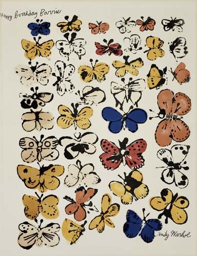 Andy Warhol | Happy Butterfly Day (1955) | MutualArt