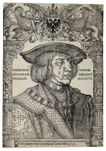 Albrecht Dürer | IMPERATOR CAESAR DIVUS MAXIMILIANUS PIUS FELIX ...