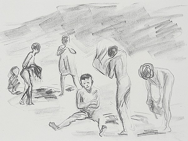 Max Liebermann | Badende Knaben (1909) | MutualArt