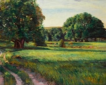 Grant Duncan | Paul Roche on the Patio, Charleston | MutualArt