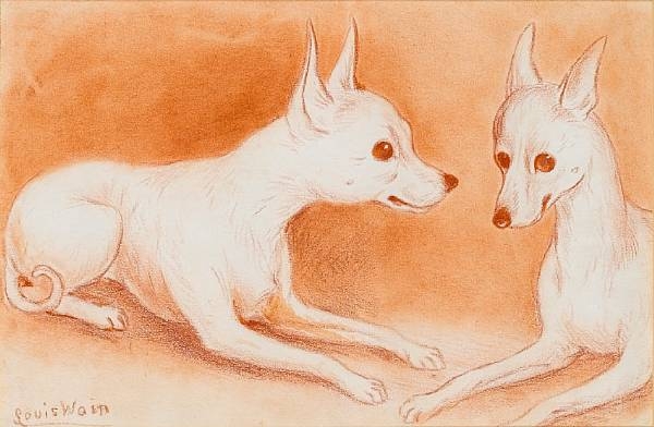Louis Wain | Dogs | MutualArt