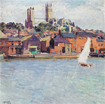 Grant Duncan | Paul Roche on the Patio, Charleston | MutualArt