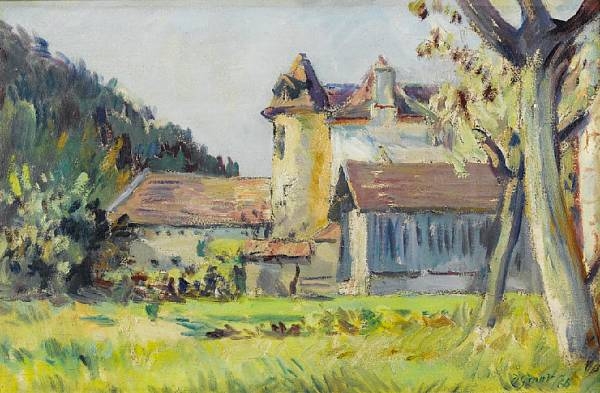 Duncan Grant | Figures in a Landscape After Poussin (1967) | MutualArt