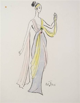 Beaton Cecil | A theatrical costume design | MutualArt