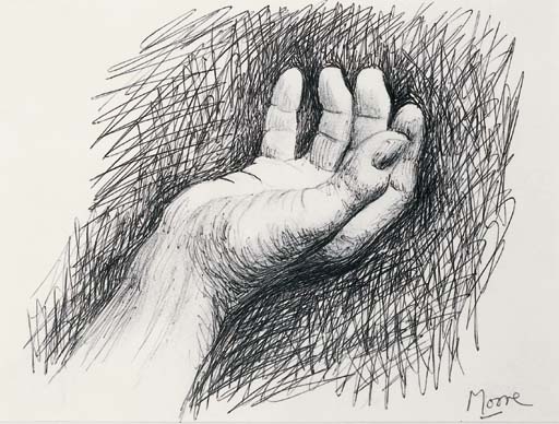 Henry Moore | Study of a Hand | MutualArt