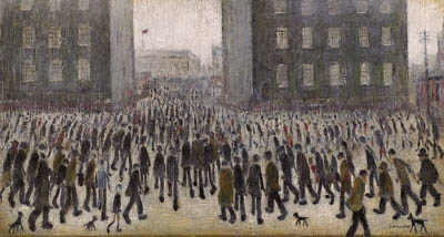 Laurence Stephen Lowry | Going to the Match (1946) | MutualArt