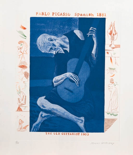 David Hockney | The Blue Guitar, London and New York, Petersburg Press ...