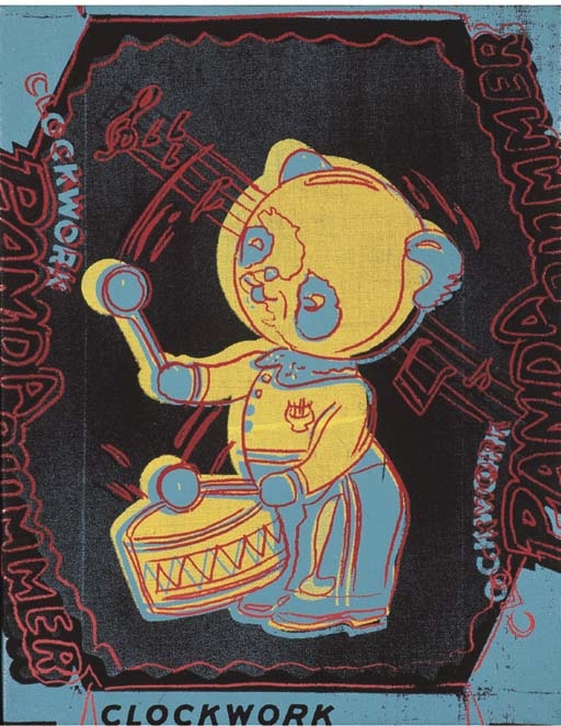 Andy Warhol | Clockwork Panda Drummer (from the Toy Series) (1983) | MutualArt