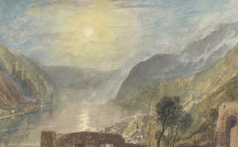 Joseph Mallord William Turner | From Rheinfels looking over St. Goar to ...