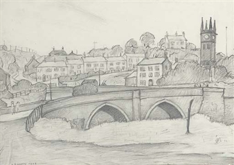 Laurence Stephen Lowry | THE SCHOOL YARD (1930) | MutualArt