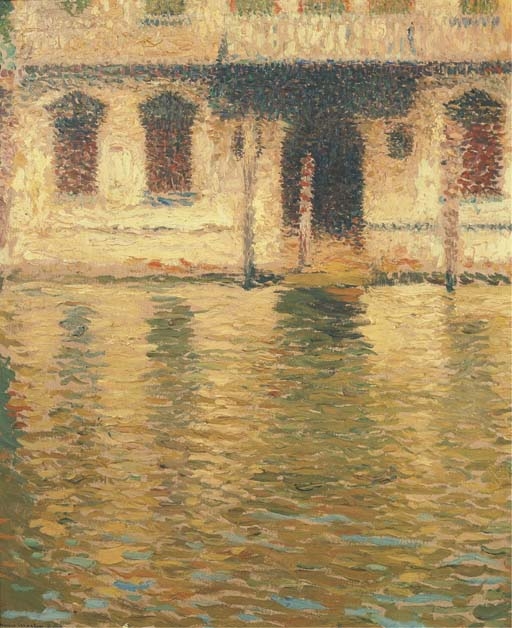 Henri Martin | Femme ratissant ou fanant (Circa 1910) | MutualArt