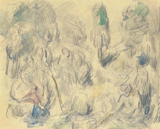 Paul Cézanne | LE MEURTRE DANS LA RAVINE (1874 - 1875) | MutualArt