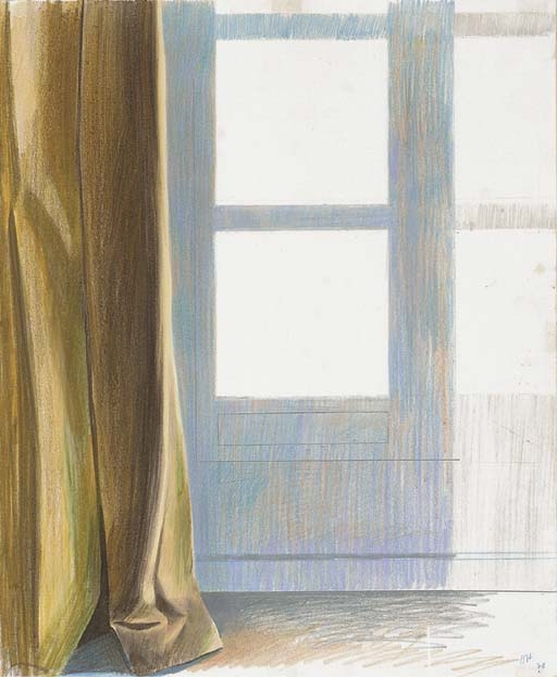 David Hockney | My Room (My Window) (1973) | MutualArt