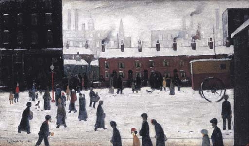 Laurence Stephen Lowry | Edward Henry Street, Rhyl (1929) | MutualArt