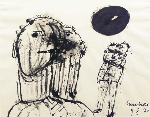 Lucebert | Two figures | MutualArt